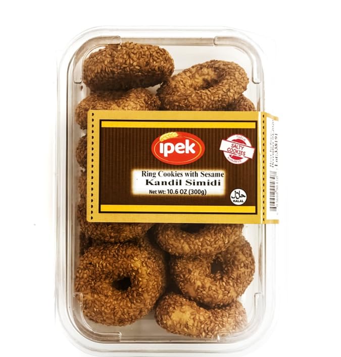 Amazon.com: IPEK Ring Cookies with Sesame Kandil Simidi Simit 300g ...
