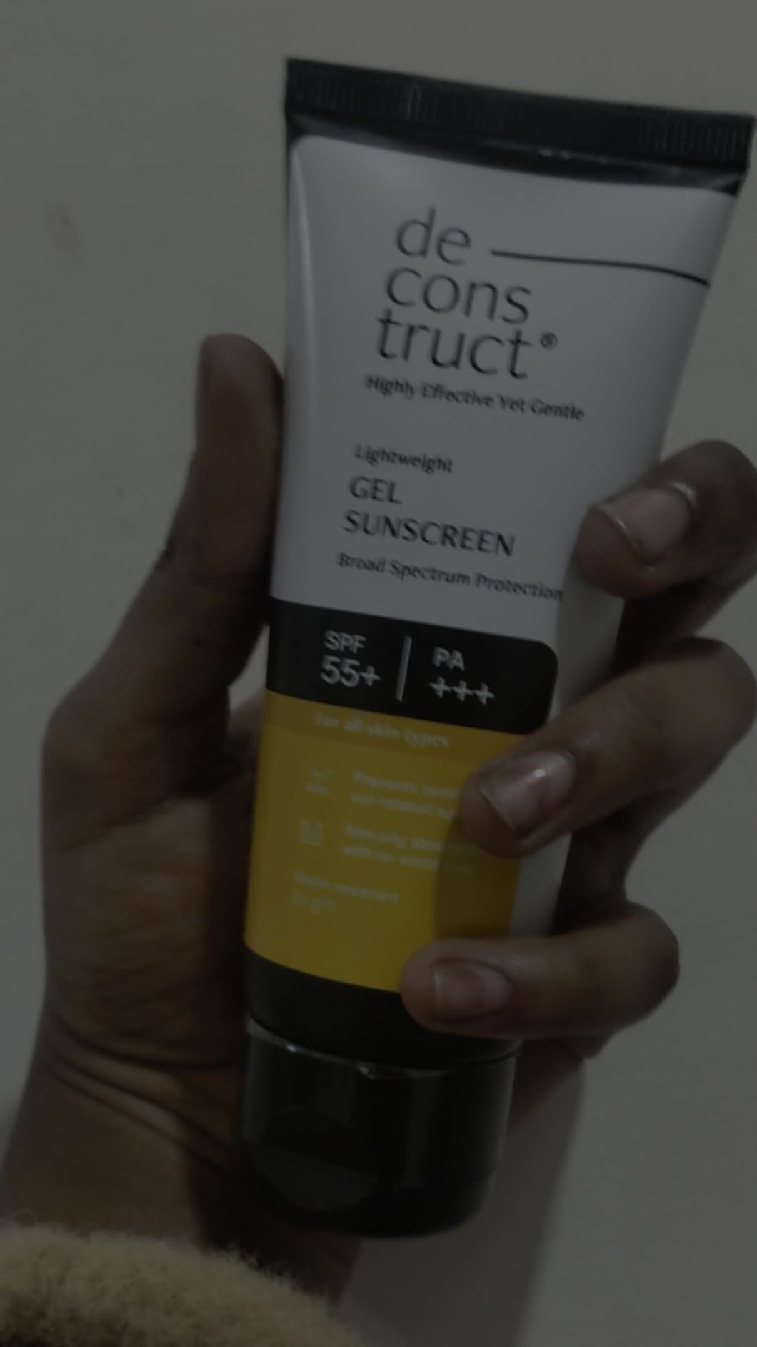 Deconstruct Face Gel Sunscreen SPF 55+ and PA+++ | Gel based sunscreen ...