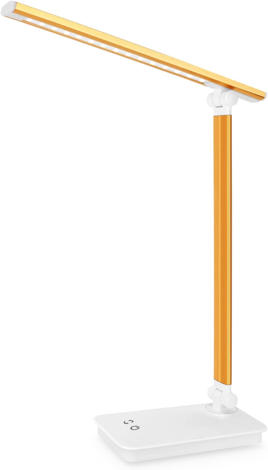 LED Desk Lamp with USB Charging Port Dimmable Eye Caring Table Lamp for ...