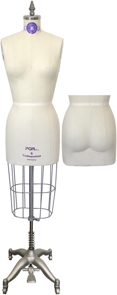 Amazon.com: PGM Industry Grade Female Dress Form w Collapsible Shoulder ...