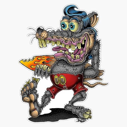 Amazon.com: Magnet Surf Rat Vinyl Magnet Bumper Sticker Decal 5 ...