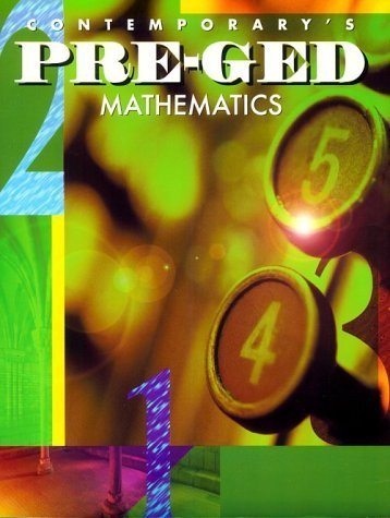 Pre-Ged Mathematics and Problem-Solving Skills/Book 1: 9780809251513 ...