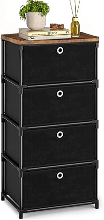 Amazon.com: LUKYTOWER Fabric Storage Drawers Dresser and Chest of ...