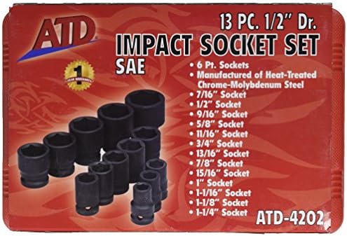Amazon.com: Advanced Tool Design Model ATD-4202 13 Piece 6 Point ...