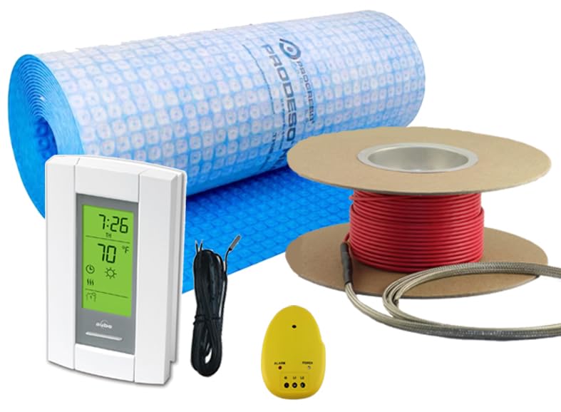 40 Sqft Electric Radiant Floor Heating System, 120 V Heated Floor ...