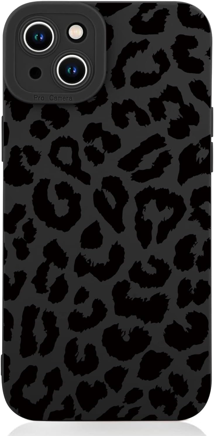 Amazon.com: J.west iPhone 14 Pro Case, Luxury Sparkle Clear Leopard ...