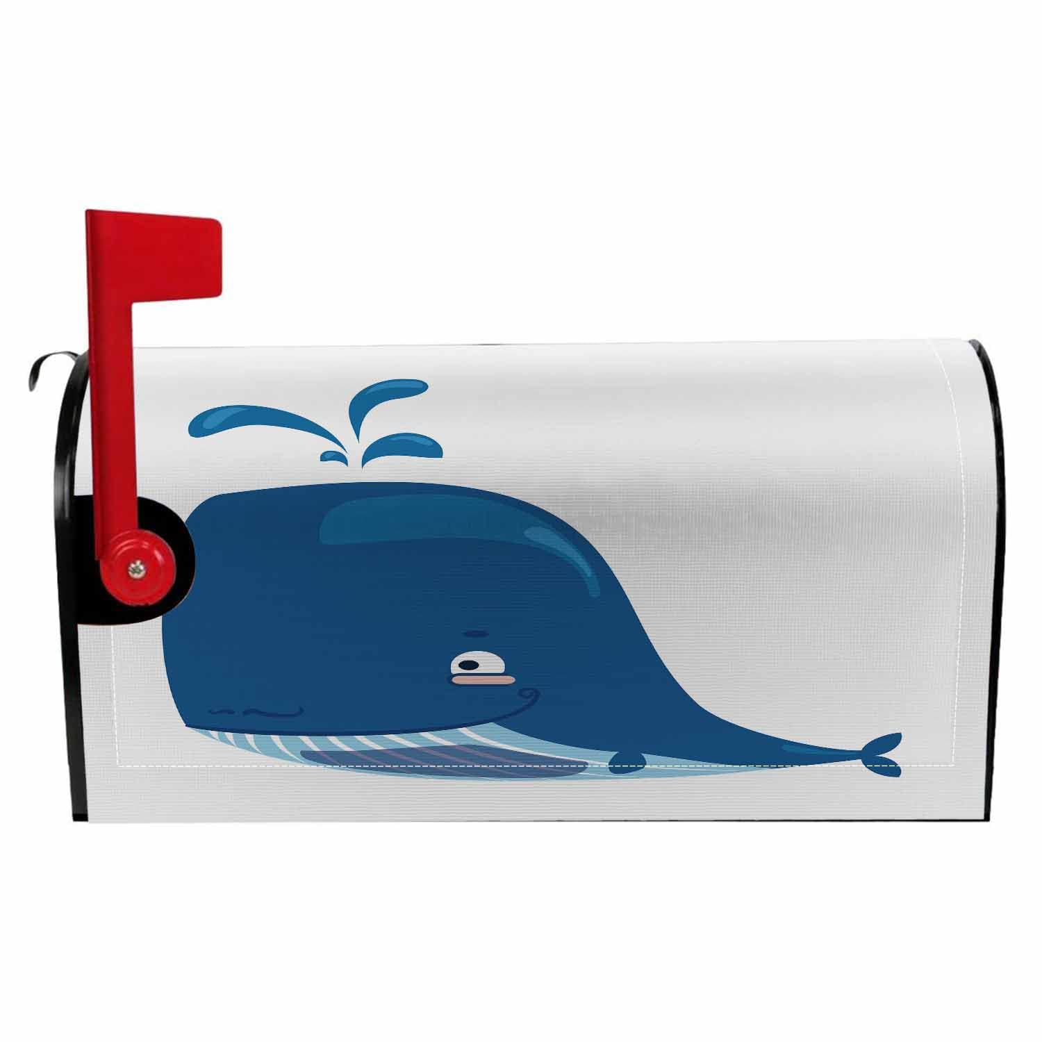 Cartoon Baby Blue Whale