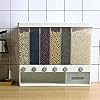 Pvczool 10KG Divided Rice and Cereal Dispenser 6 Proof Plastic ...