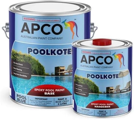 Apco Poolkote Epoxy Pool Paint - Premium Two Pack Epoxy Coating for ...