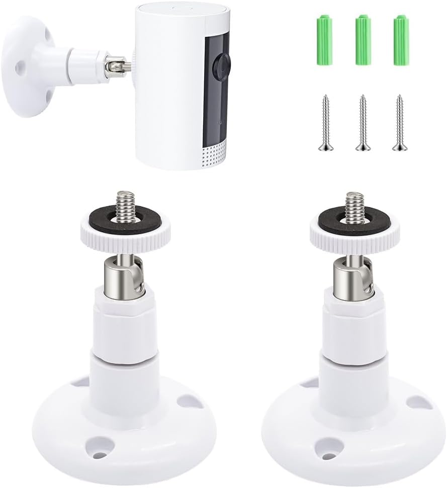 Amazon.com: 3 Pack Ring Indoor Camera No Drill No Screws Wall Mount ...