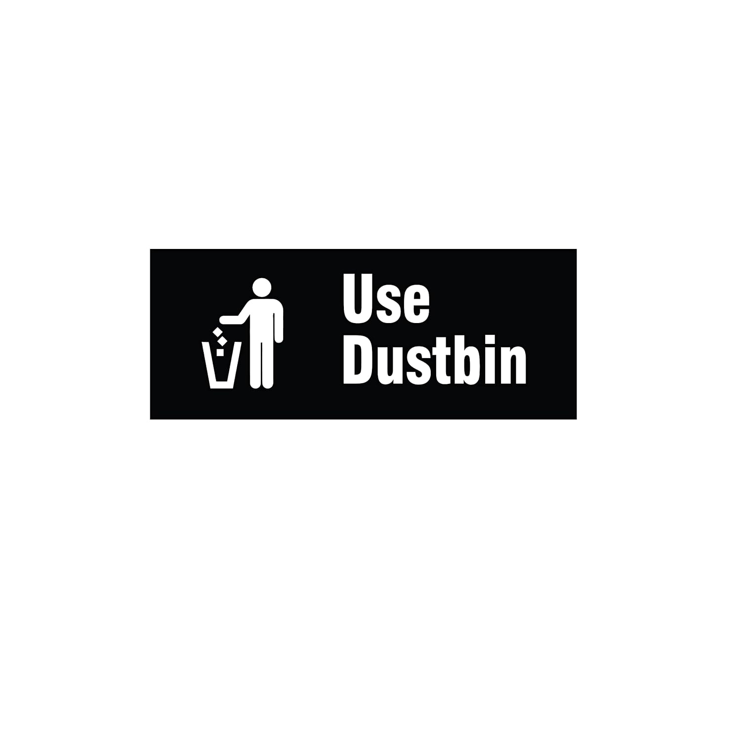 STUDPEEK Use Dustbin Sign Board For Office School Shop Hospital Home ...