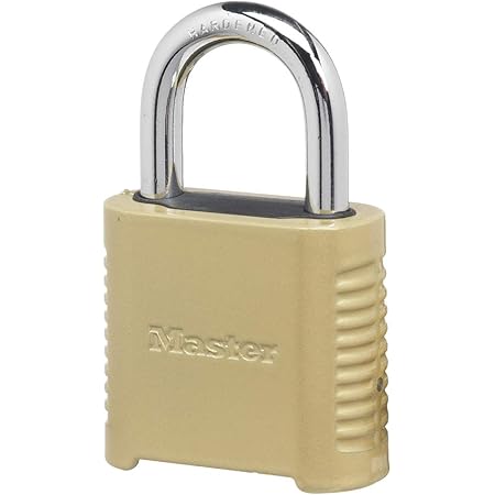 Master Lock Combination Lock, Indoor and Outdoor Padlock, Set Your Own ...