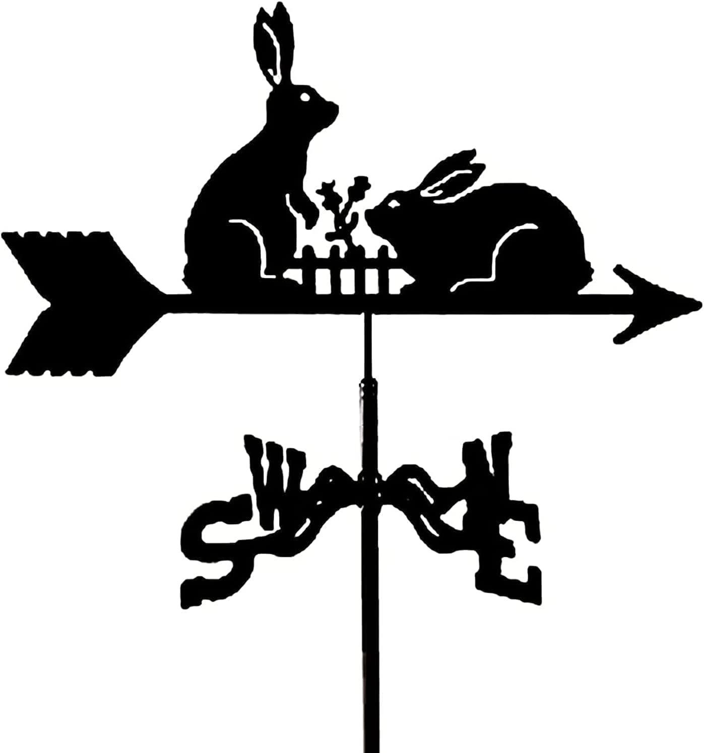 Amazon.com : Weathervane,Wind Direction Indicator Metal Weather Vane ...