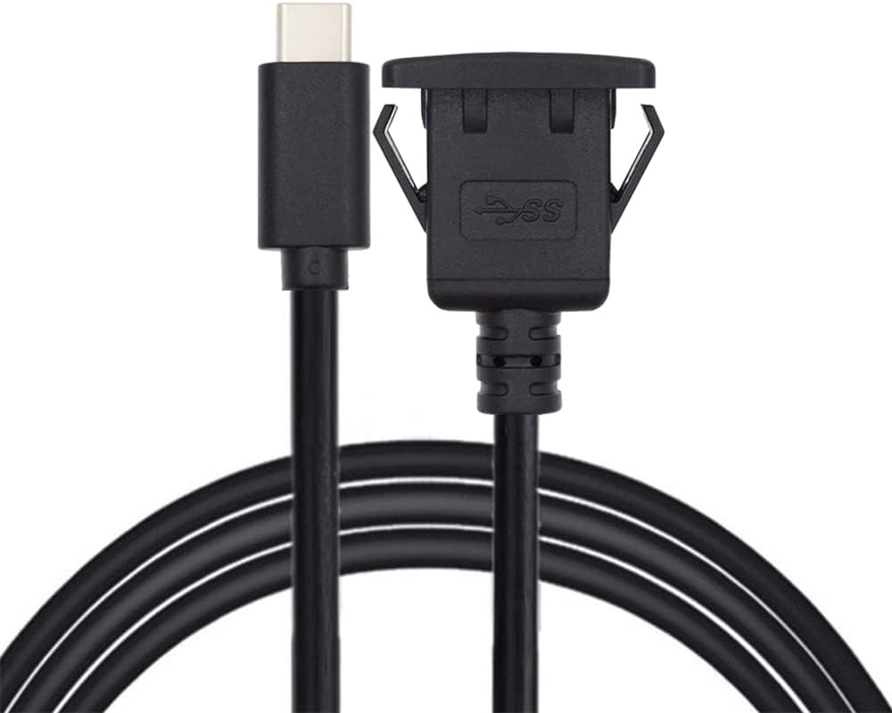 Amazon.com: NFHK Waterproof Dustproof USB-C Type-C USB 3.1 10Gbps ...