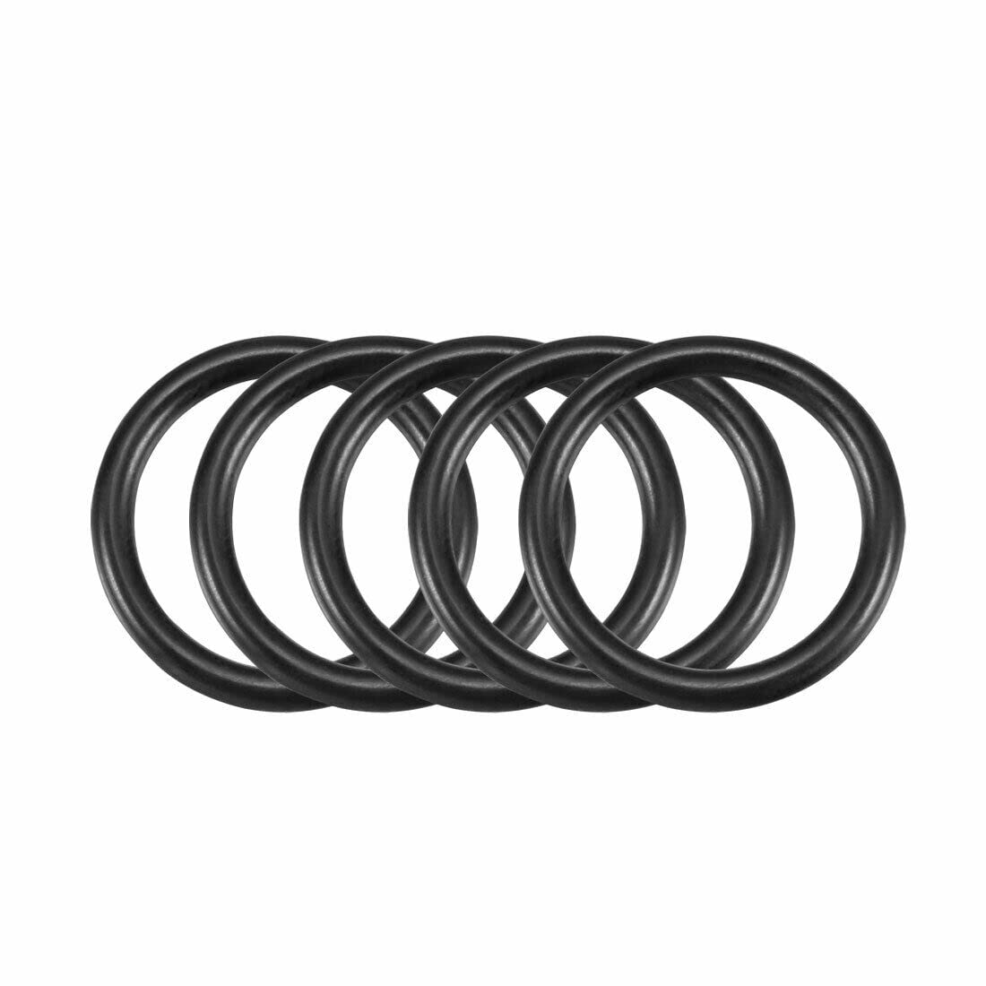 30Pcs Black Round Nitrile Butadiene Rubber NBR O-Ring 18mm x 2.65mm ...