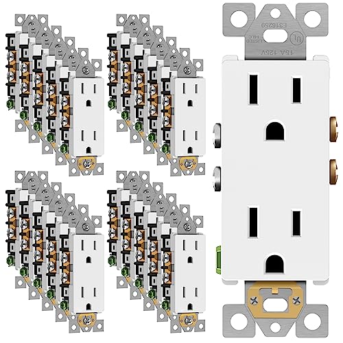 Snapklik.com : Decorator Wall Receptacle Outlet, Residential Grade, 15A ...