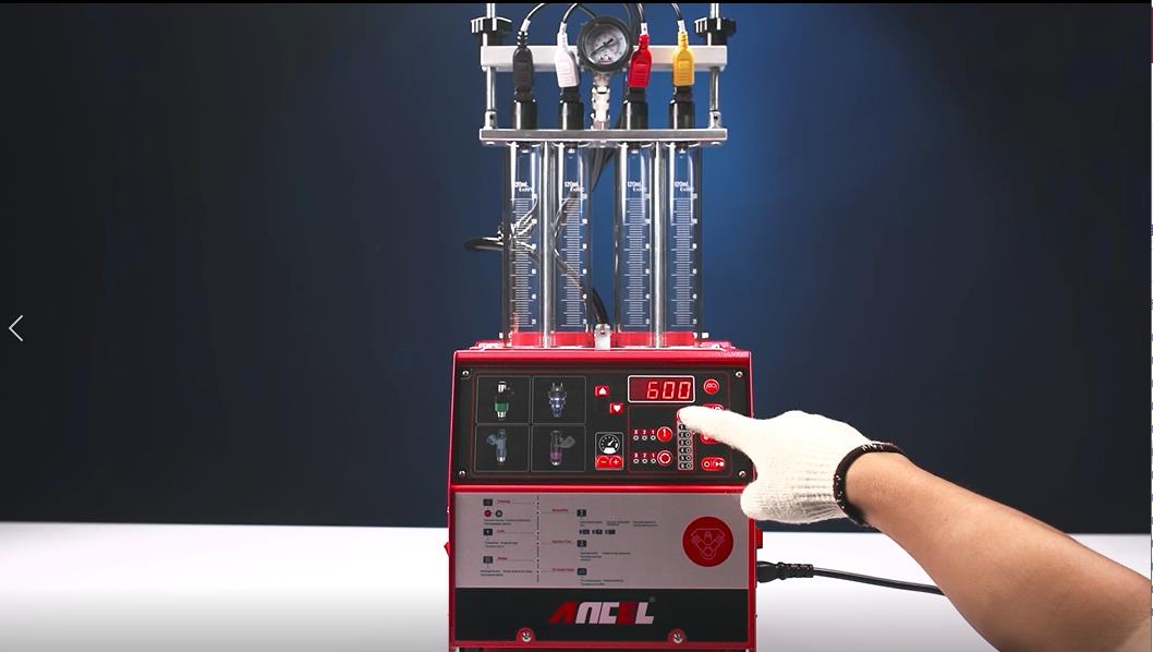 Watch ANCEL AJ400 Ultrasonic Wave Fuel Injector Cleaner and Tester on ...