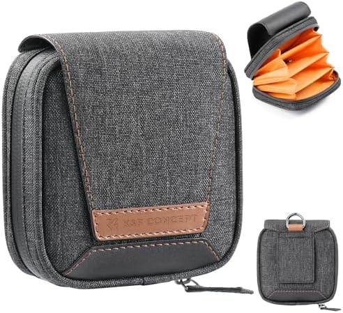 K&F Concept Lens Filter Case, Holds 4 Filters Up to 95mm, Waterproof ...