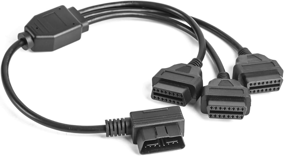 Amazon.com: Ranoff OBD2 Splitter Cable,OBD-II Extension Cable,1 Male to ...