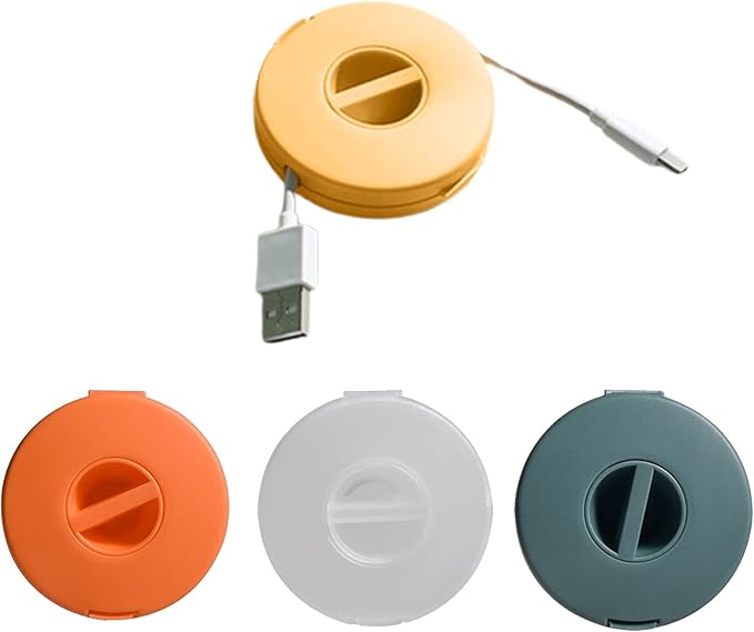 ZZQCHAAli 4 Pcs Cable Winder Mini Portable Cable Management Cord ...