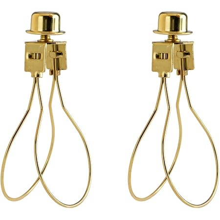 Lamp Shade Light Bulb Clip Adapter,Lamp Shade Holder Includes Finial ...