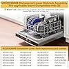 Amazon.com: UPGRADED WD28X26099 WD28x24396 Dishwasher Lower Rack ...