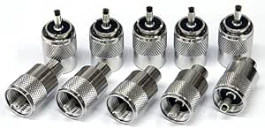 Amazon.co.jp: MP-5 (10個セット) ニッケルメッキ 5D-2V/FB用 M型コネクター 国内生産品 : 産業・研究開発用品