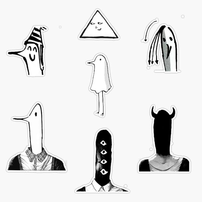 Amazon.com - Punpun All Forms Pack Sticker Vinyl Waterproof Sticker ...