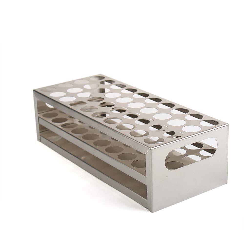 Snapklik.com : Maccx Tube Rack, Stainless Steel Material, 40Holes