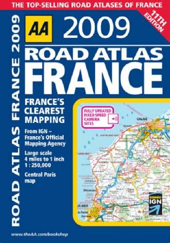AA Road Atlas France (AA Atlases and Maps): Amazon.co.uk: AA Publishing ...