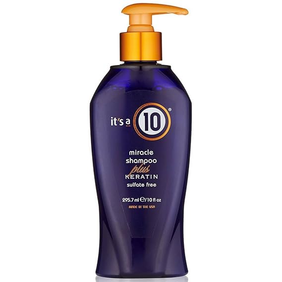 Amazon.com : it's a 10 Miracle Shampoo plus Keratin 10 oz : Hair ...