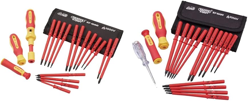 Draper 81762 XP1000 VDE Interchangeable Torque Screwdriver Set (19 ...