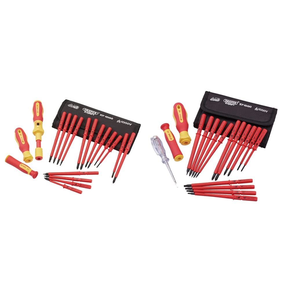 Draper 81762 XP1000 VDE Interchangeable Torque Screwdriver Set (19 ...