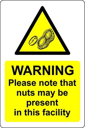 Warning please note that nuts may be present in this facility Peanut ...