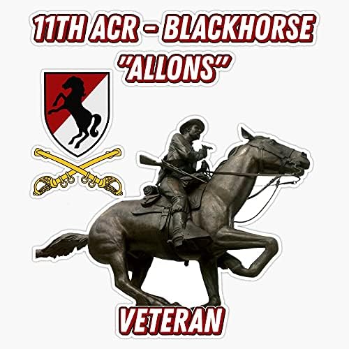 Amazon.com: U.S. Army 11th ACR (Armored Cavalry Regiment) Vinyl Decal ...