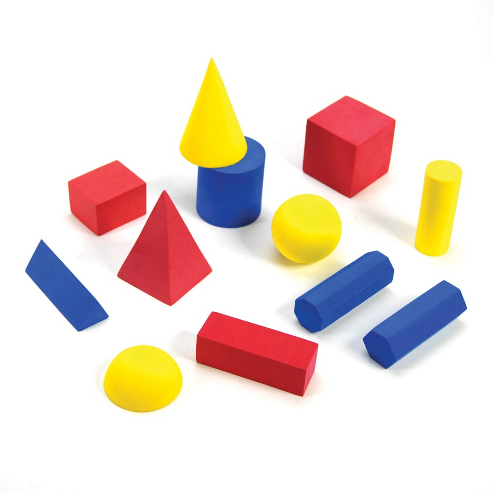 Amazon.com: EAI Education QuietShape Foam GeoModel Geometric Solids ...