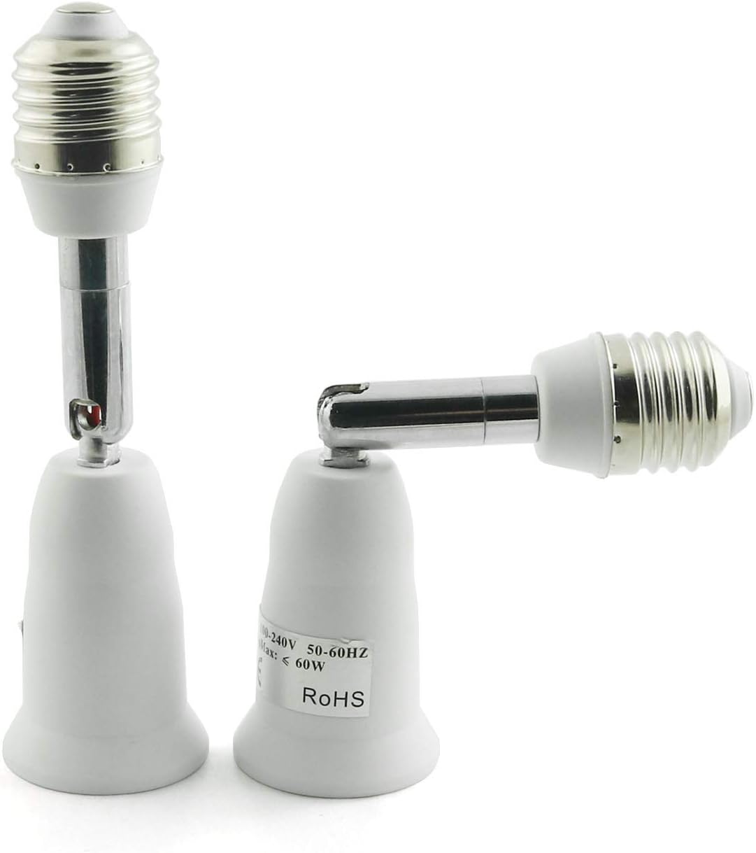ZYAMY 2pcs E27 to E27 Light Socket Extender, E27 Extension Socket ...