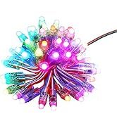 Amazon.com: Aclorol WS2811 RGB LED Pixel Light 5V - Digital Diffused ...