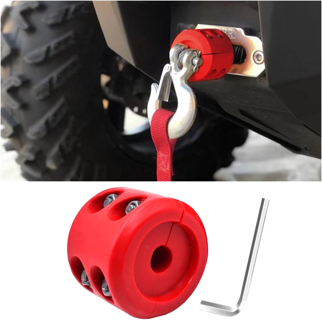 Amazon.com: Rubber Winch Stopper for Cable Hook, Rubber Rope Line Saver ...