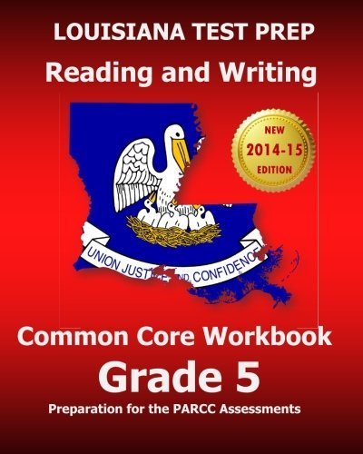 LOUISIANA TEST PREP Reading and Writing Common Core Workbook Grade 5 ...