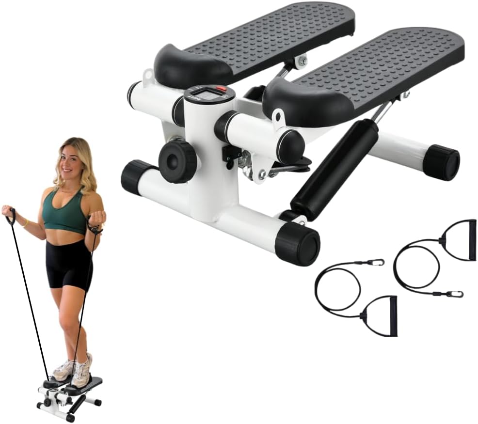 IMFIT Stepper Exercise Machine, Mini Stepper with Resistance Band ...
