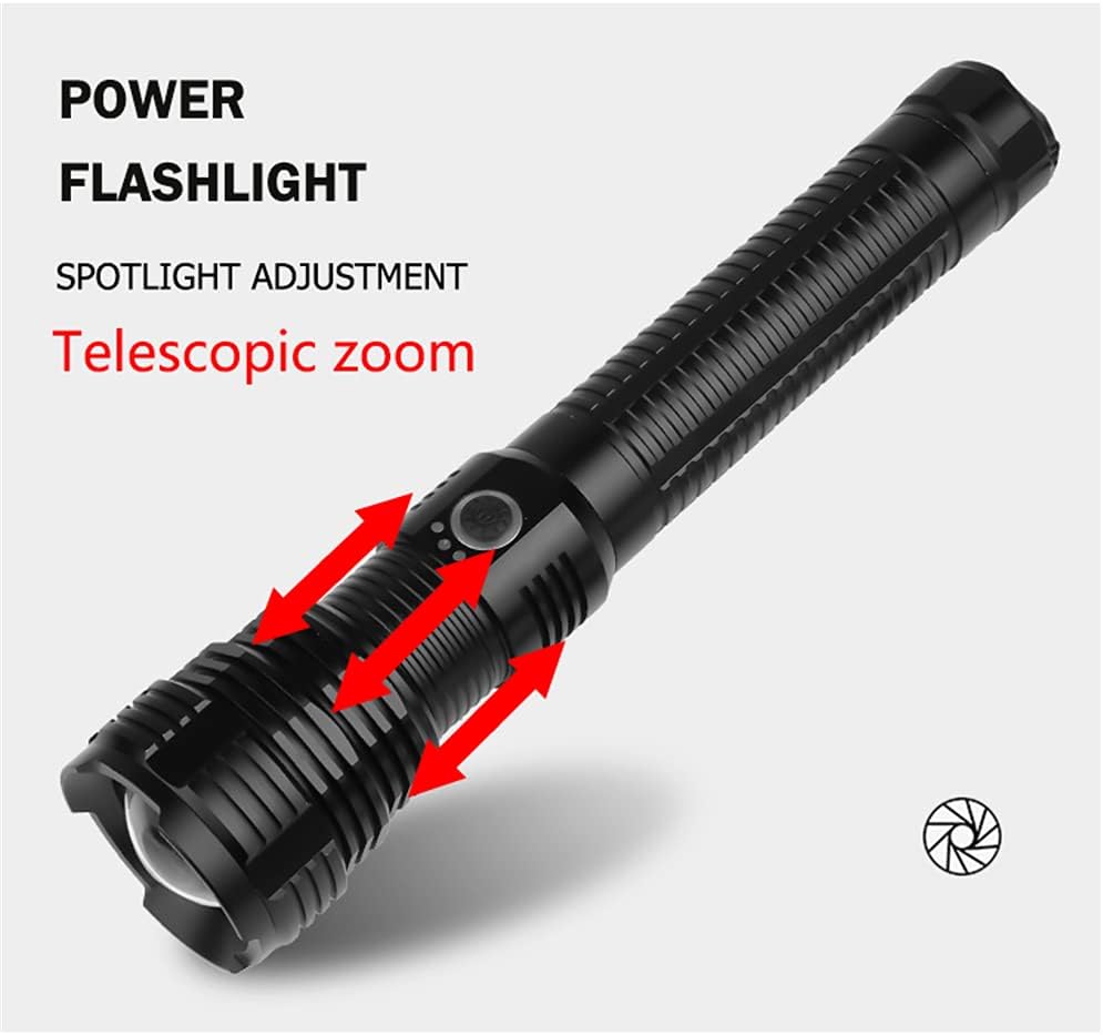LUXJUMPER Torches Tactical Flashlights, 10000 Lumen USB Rechargeable ...