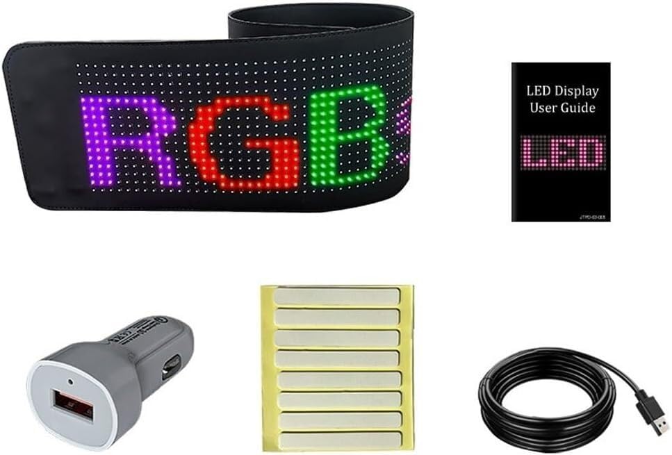 Snapklik.com : Full Color LED Car Logo, Programmable Car LED Signage ...