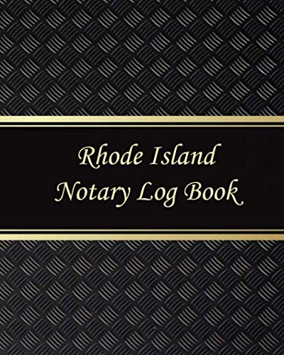 Amazon.com: Rhode Island Notary Log Book: Notary Records Journal ...