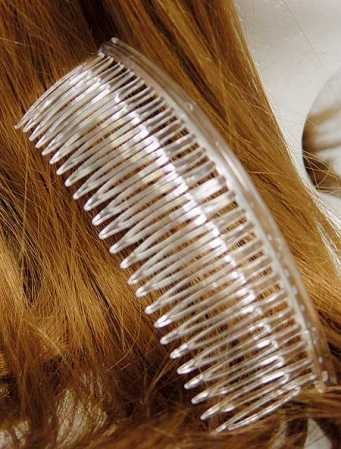 Amazon.com : 5-1/4" Wide Clear Acrylic Plastic Hair Combs - Pkg of 72 ...