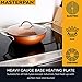 Amazon.com: MasterPan Copper tone 12-inch Ceramic Non-stick Wok with ...