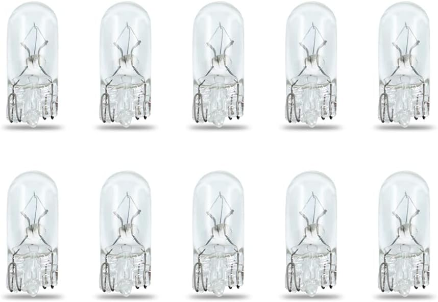 5 Watt Light Bulbs 12V Xenon Wedge Base T3.25 Replacement for Seagull ...