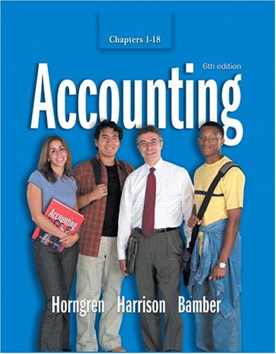 Amazon.com: Accounting: Chapters 1-18: 9780131436312: Horngren, Charles ...