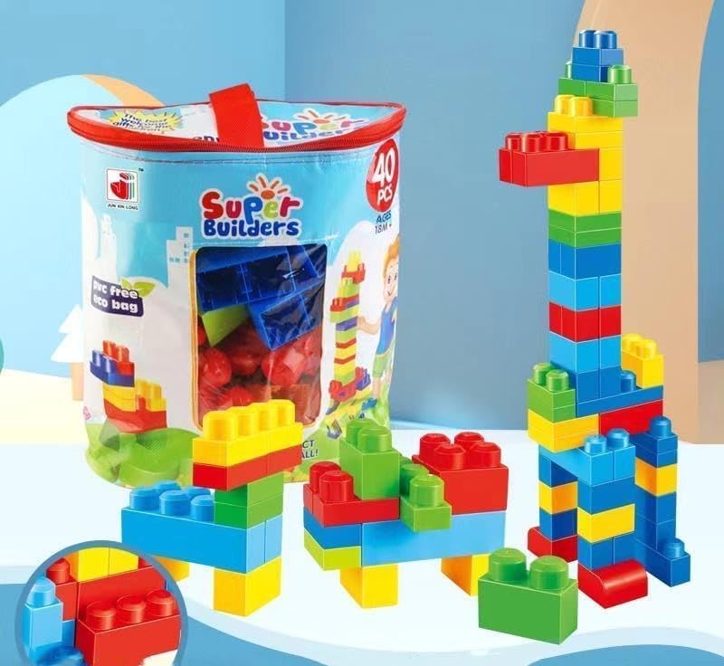 XICEN Building Blocks 40 Pieces large Big jumbo Mega Bricks ...