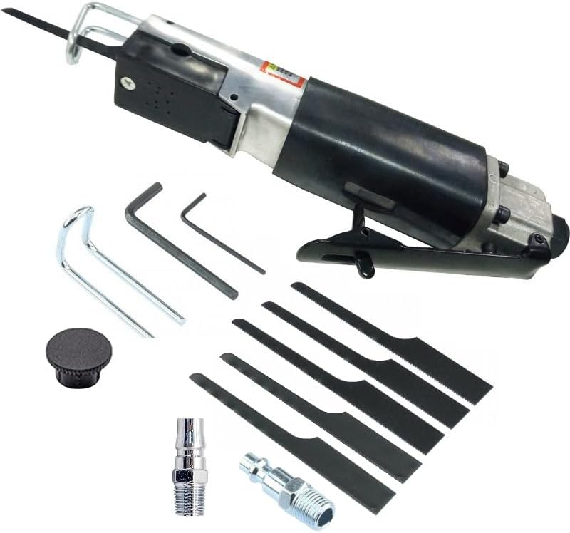 Air Reciprocating Saw Kit, Pneumatic Metal Cutting Saw Tools with 6pcs ...